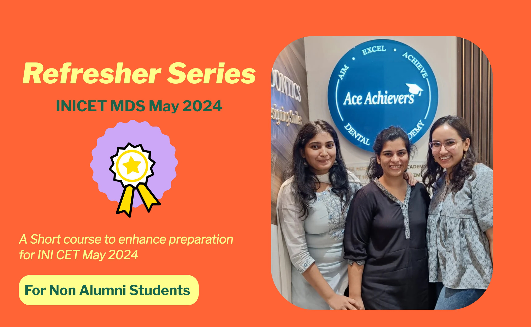 Ace Achievers Dental Academy Online Examination Platform